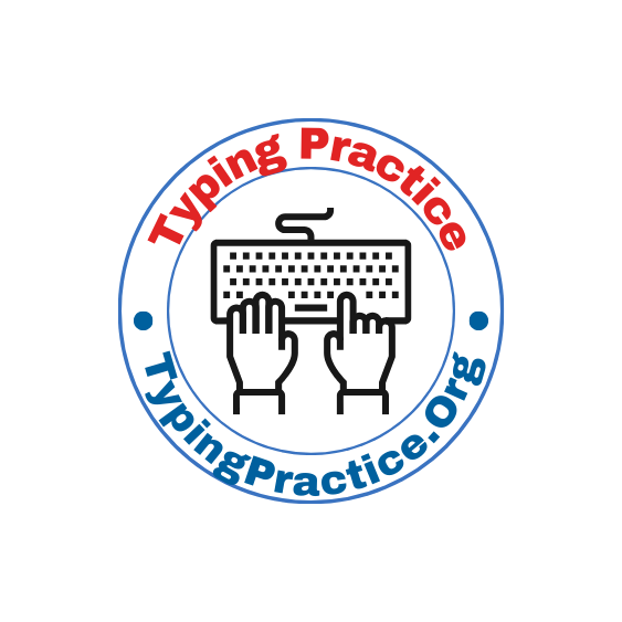 Top Row/Upper Row Keys Typing Exercise